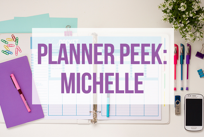 Planner Peek: Michelle - Get Organized HQ
